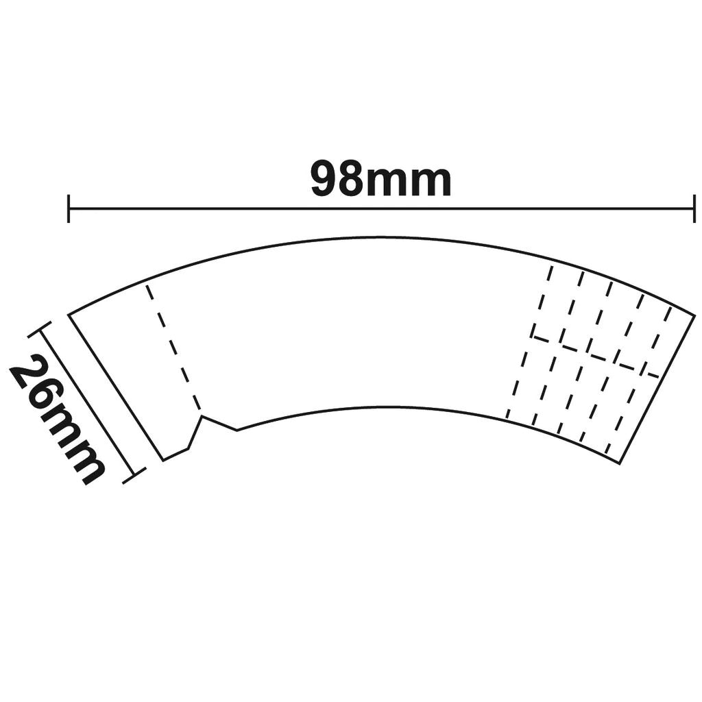 Raw Maestro Cone Filter Tips - Perforated