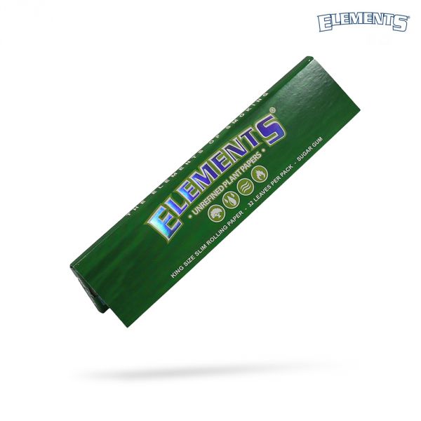 Elements Green King Size Rolling Papers