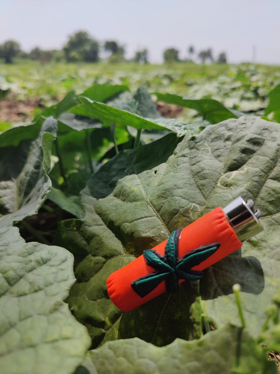 Herb Leaf Clay Clipper Lighter