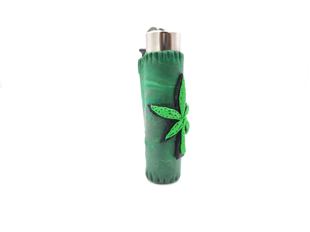 Herb Leaf Clay Clipper Lighter